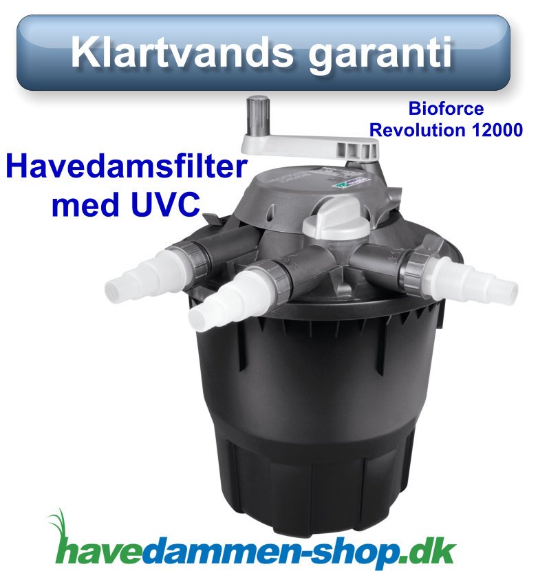 SPAR 46% PÅ Bioforce Revolution 12.000 havedamsfilter med UVC